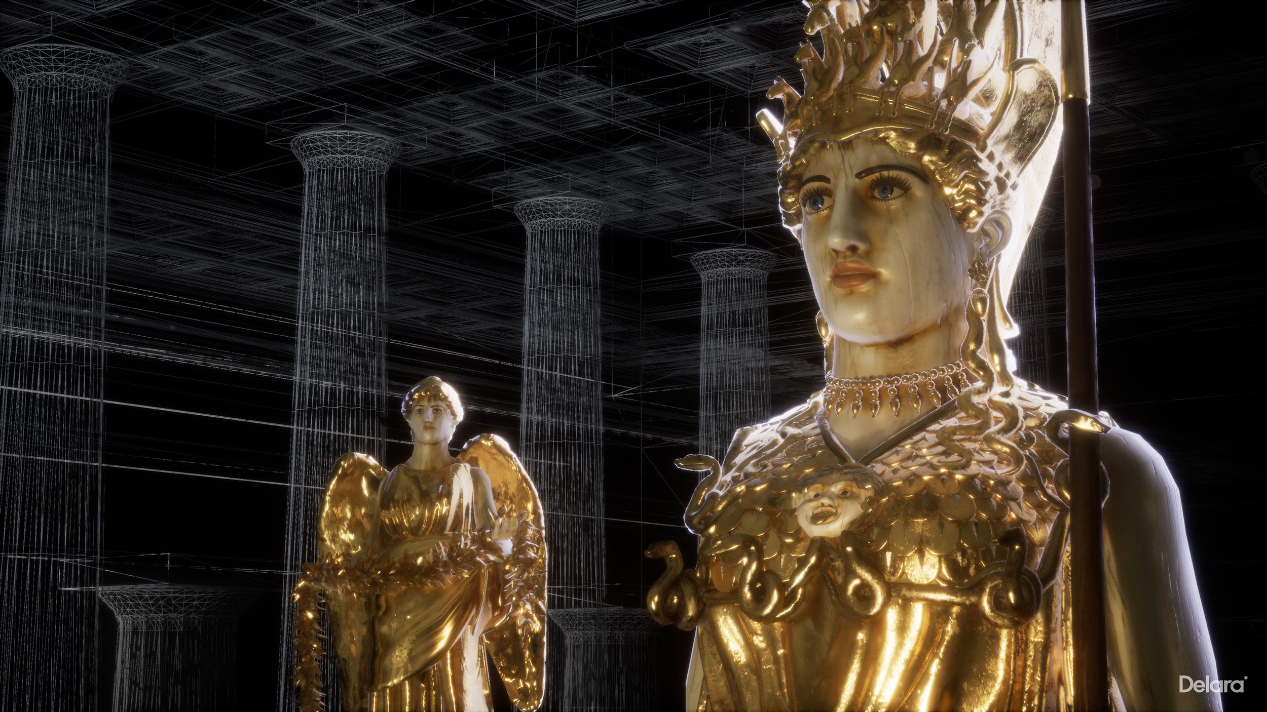 Statue Of Athena Inside The Parthenon Athena Parthenos: Did You Know?